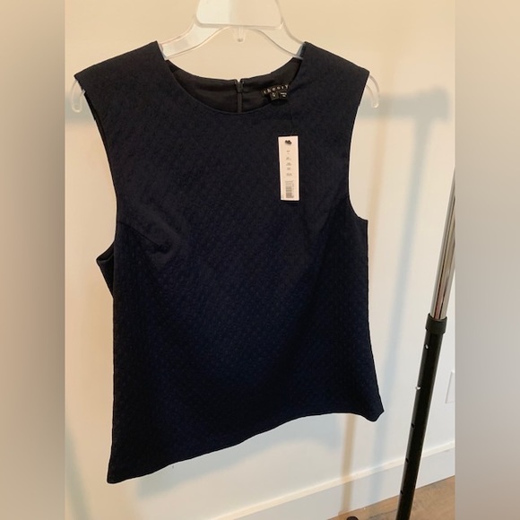 Theory | Tops | Navy Blue Theory Tank Top | Poshmark